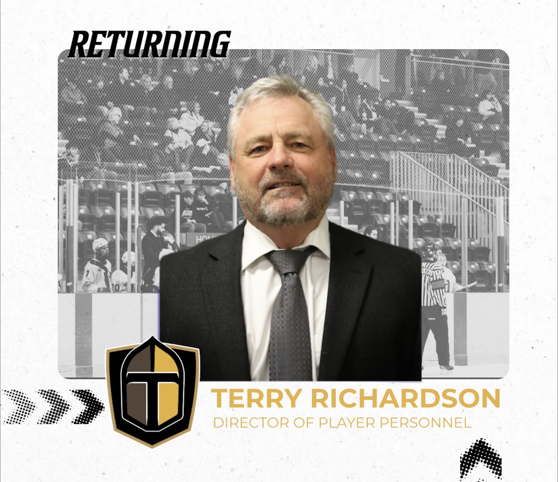 TERRY RICHARDSON NAMED DIRECTOR OF PLAYER PERSONNEL | Brantford Titans